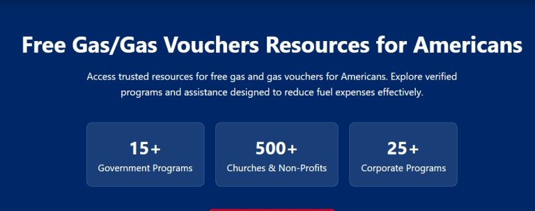 Free Gas & Gas Voucher Programs in the U.S. – Gov, Nonprofit ...